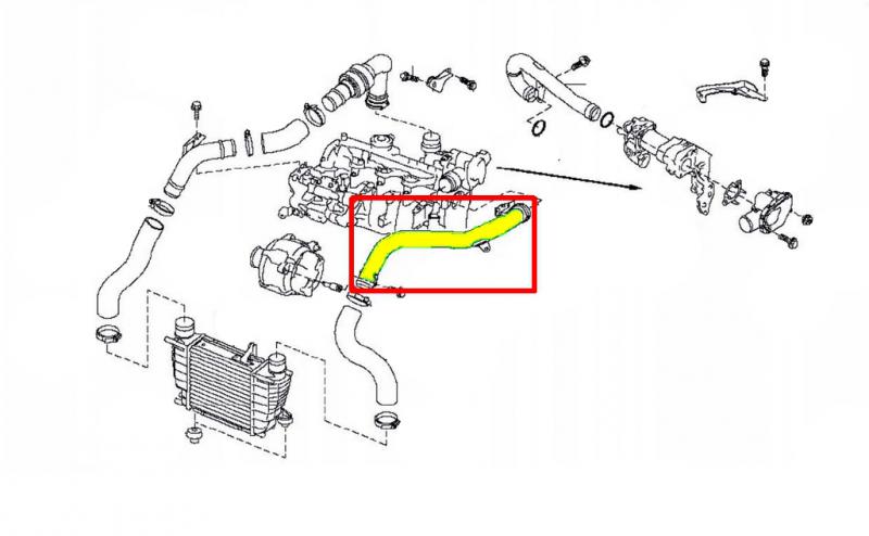 RURA WĄŻ NISSAN JUKE NV 200 1.5 dCi 144601FE0C 144601FE1C